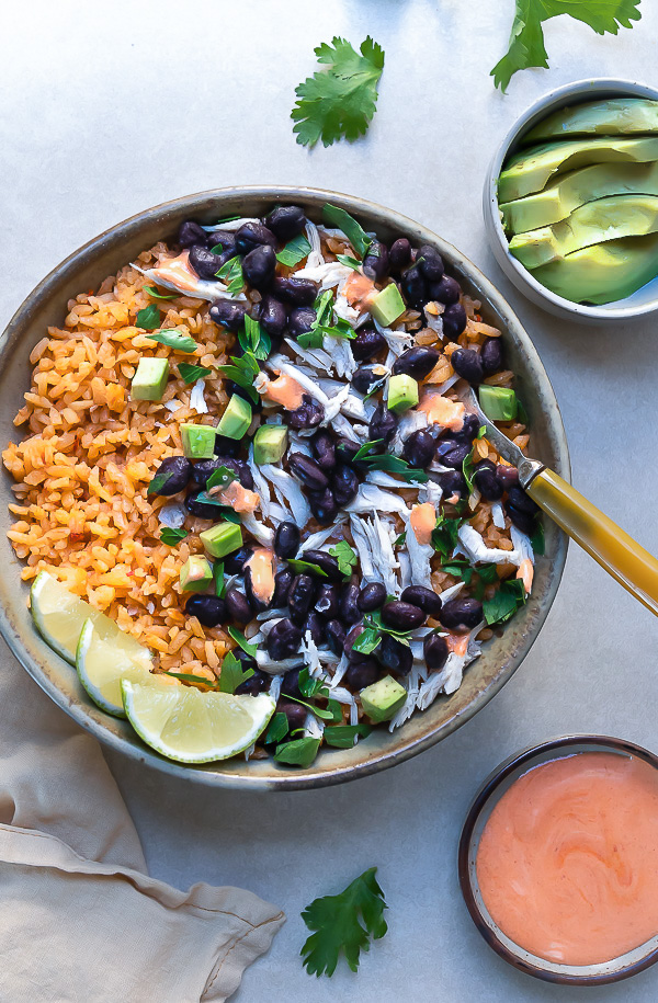 Mexican Rice Bowl & Tips for Traveling with Food Allergies